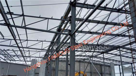 General Prefab Steel Frame Homes Trusses Large Space Sports Hall Cow ...