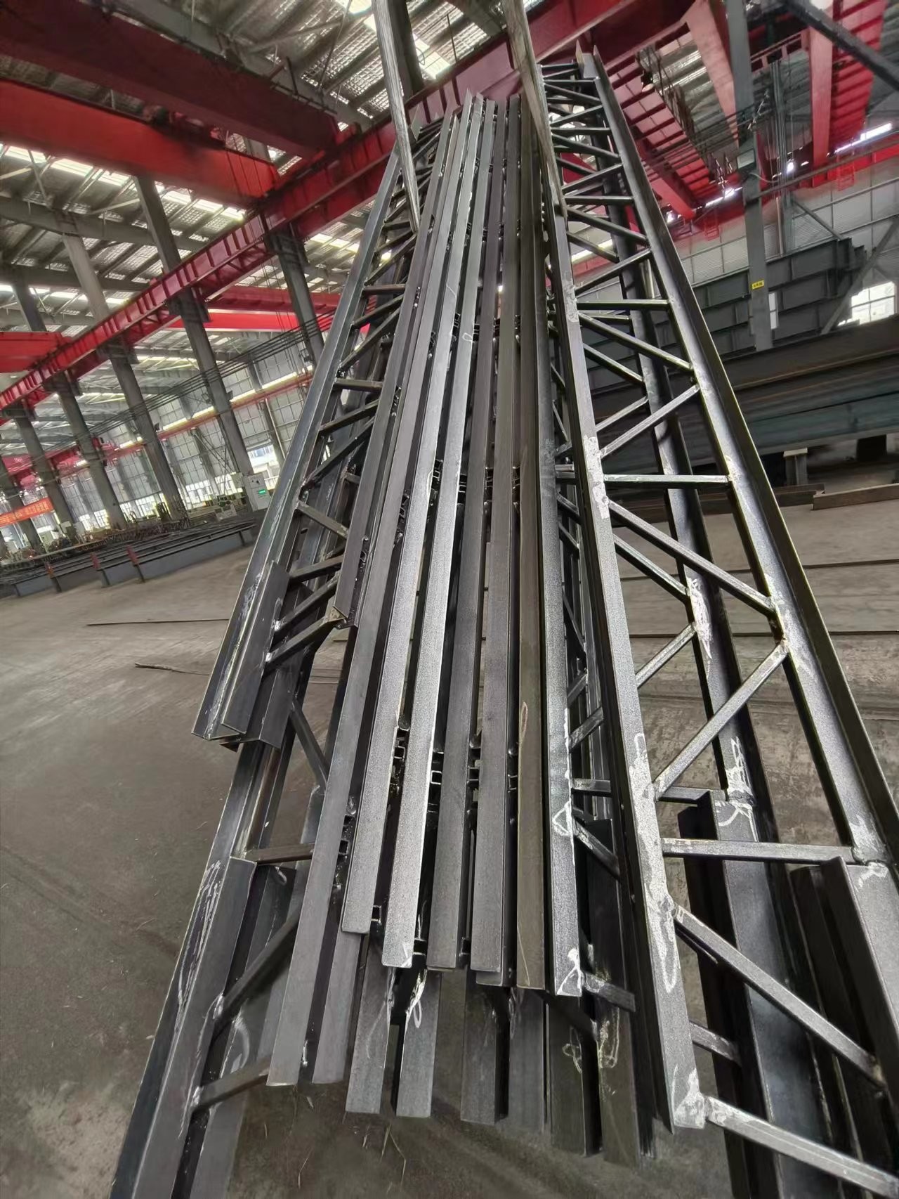 Steel Structure Building ASTM Standard Prefeb Painted Steel Floor ...