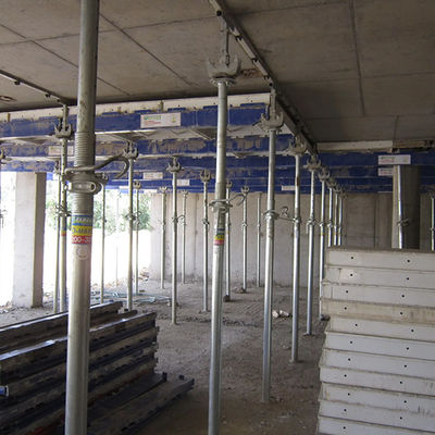 Steel shoring faresin formwork construction jack post