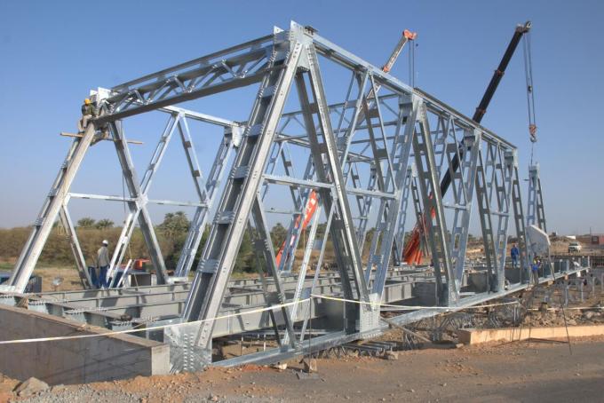 Tubular Pedestrian Steel Truss Bridge Design Footbridge Galvanized Pipe