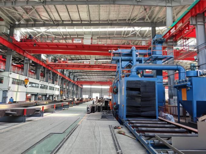 China Hangzhou FAMOUS Steel Engineering Company factory production line