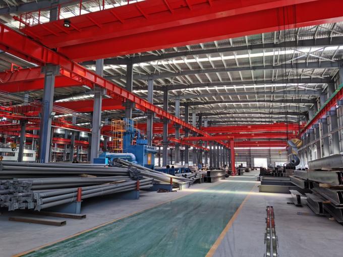 Long Span Steel Box Girder Footbridge Q460 Modular Structural Frame ...