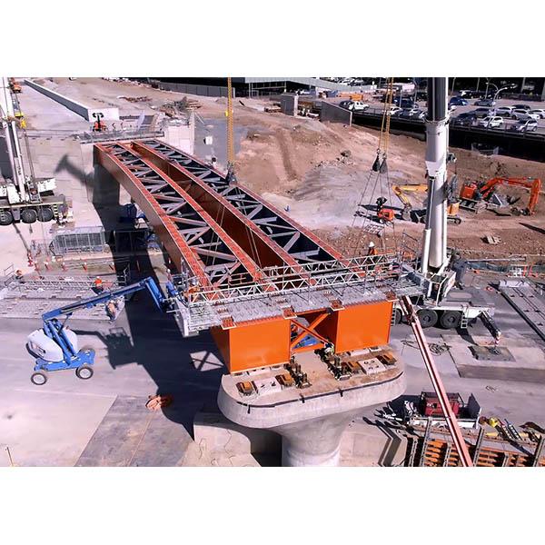 Pre-Engineered Box Steel Girder Bridge Two Cell Box Tubular