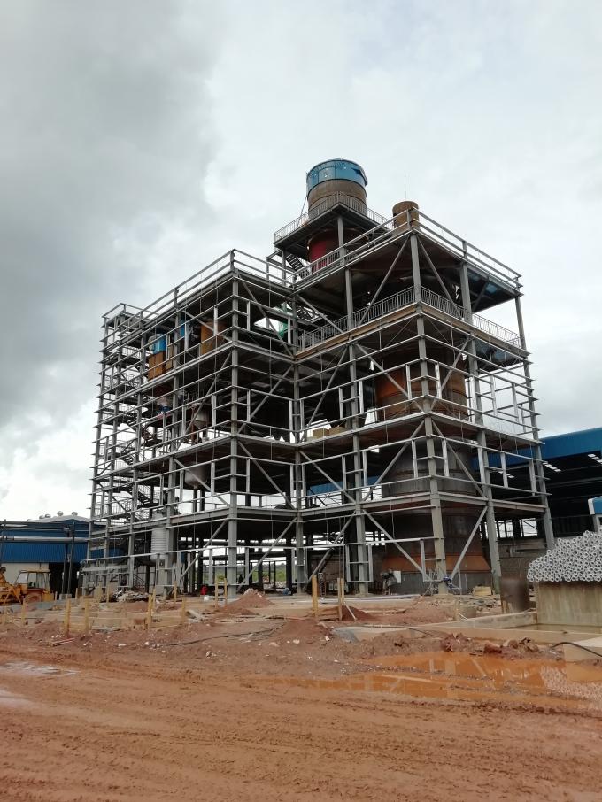Multiple Floor Prefabricated Steel Buildings Galvanized Surface ...